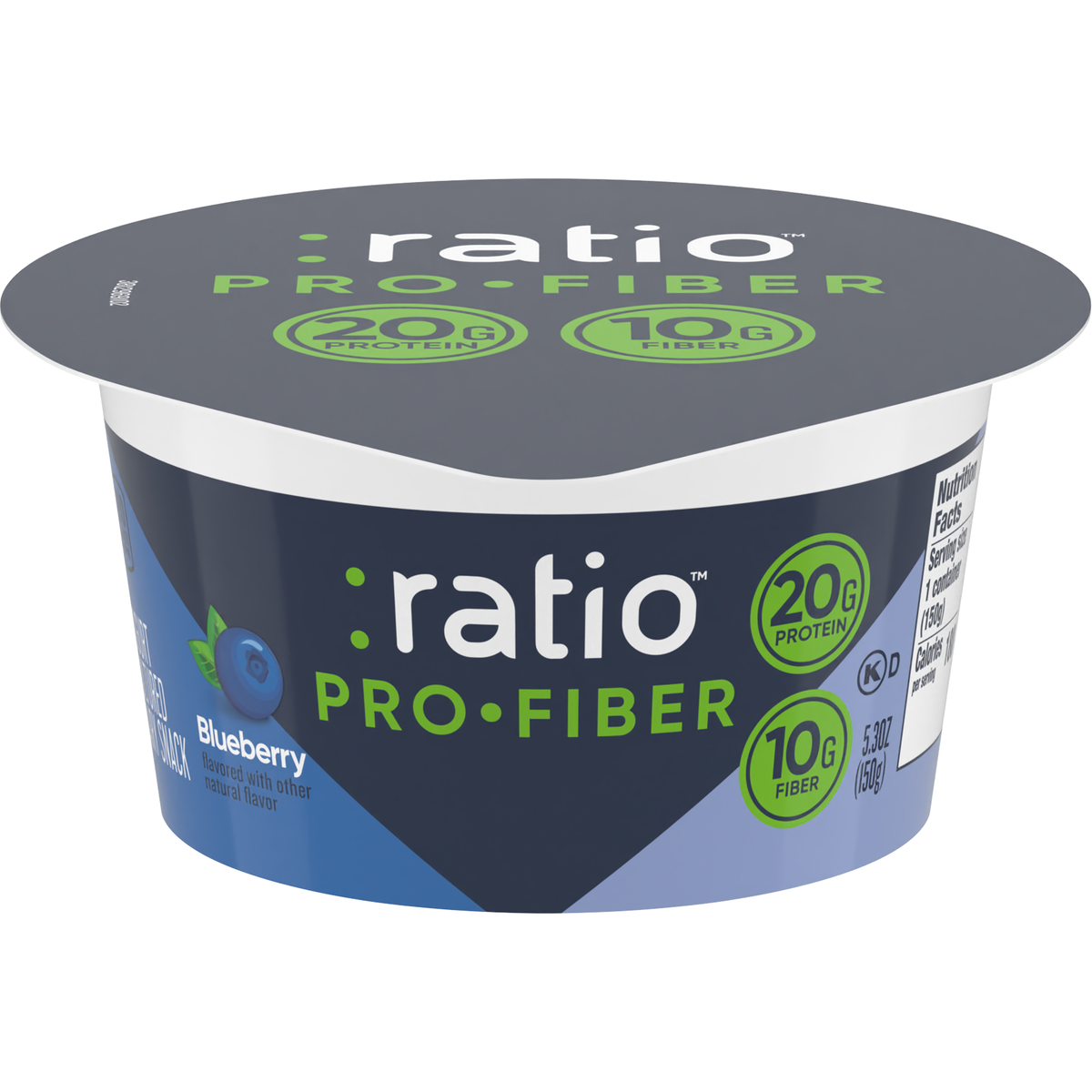 :ratio Pro-Fiber Blueberry Yogurt-Cultured Dairy Snack | :ratio | :ratio